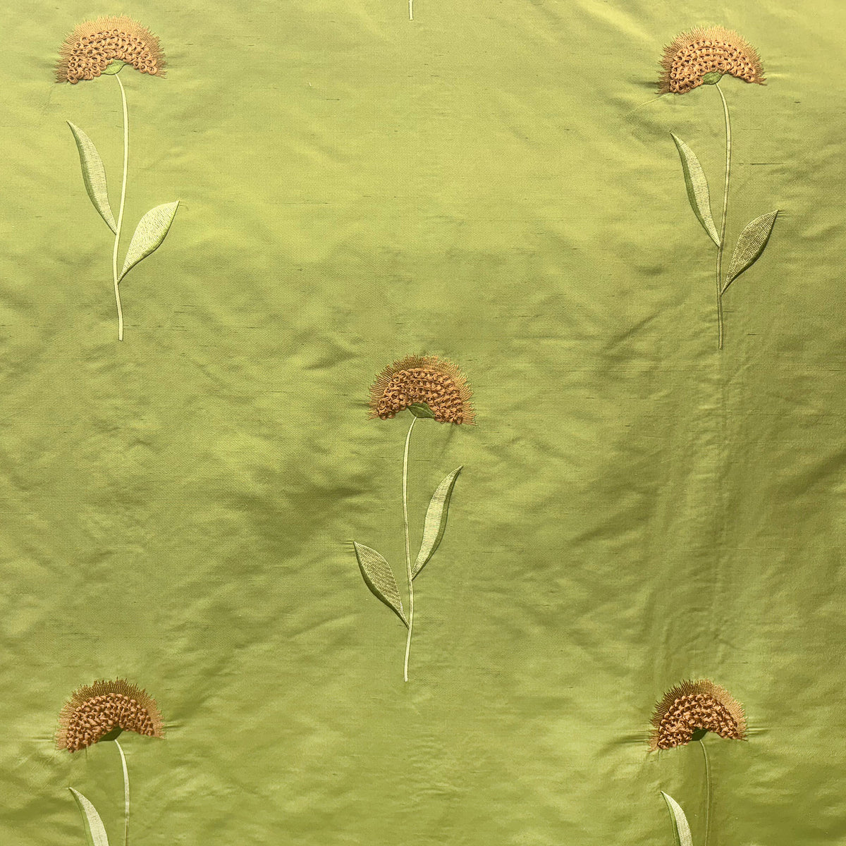 Chloe Fabric | Floral Embroidered Silk Fabric | Drapery & Curtain ...